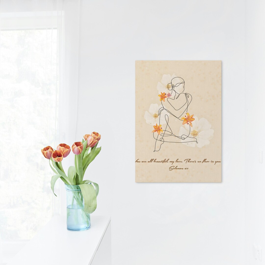 There is No Flaw in You, Bible Verse Wall Art Printable. - Etsy