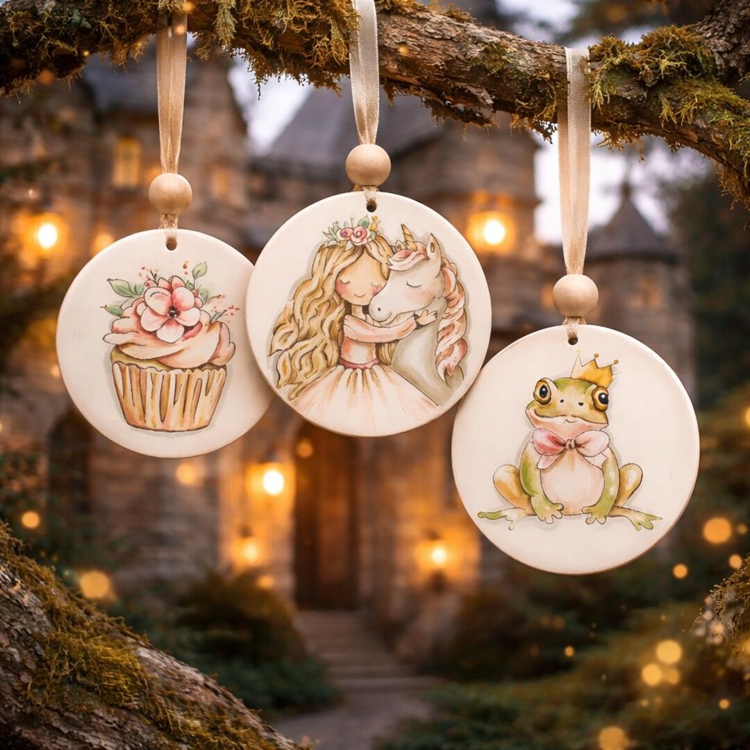 Whimsical Gift Tag Set - Wood Hand-painted Keepsake - Etsy