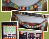 Items similar to Train Birthday Party Package, Happy Birthday Banner ...
