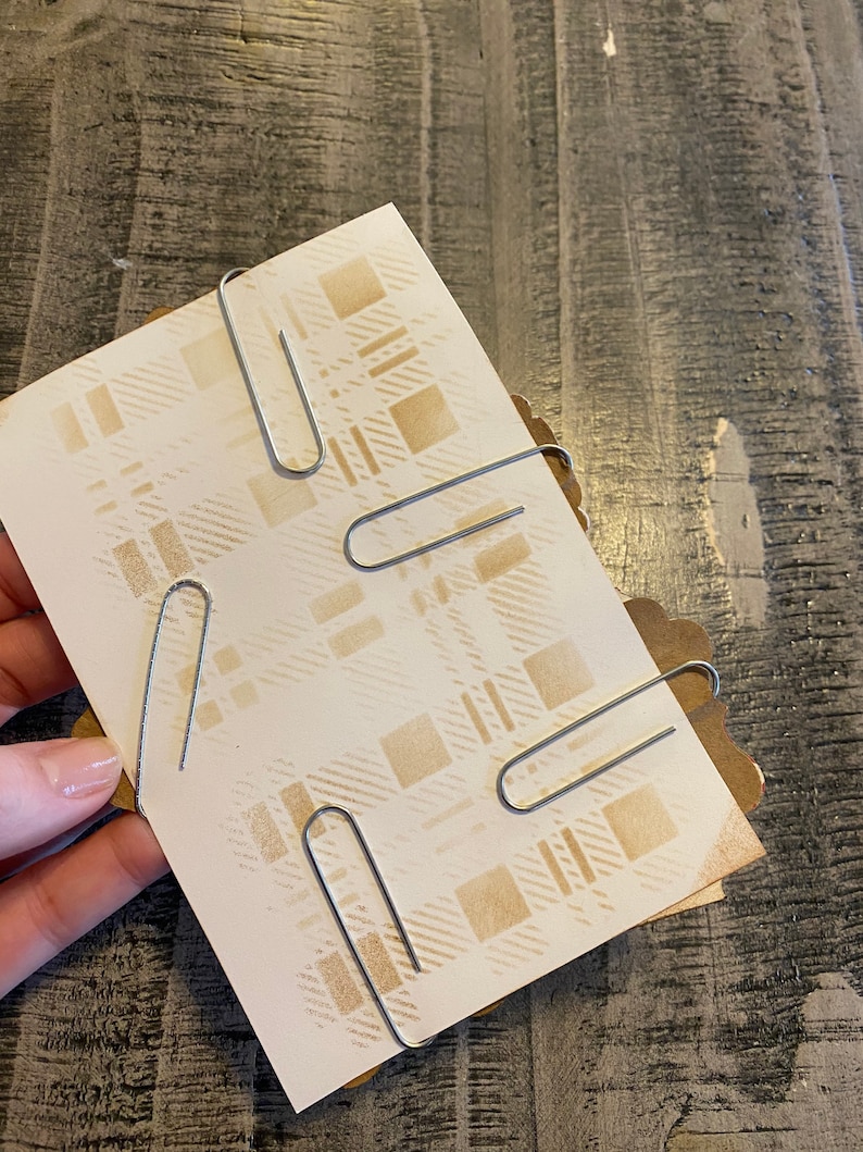 Altered paper clips and journal embellishments. Blessed | Etsy