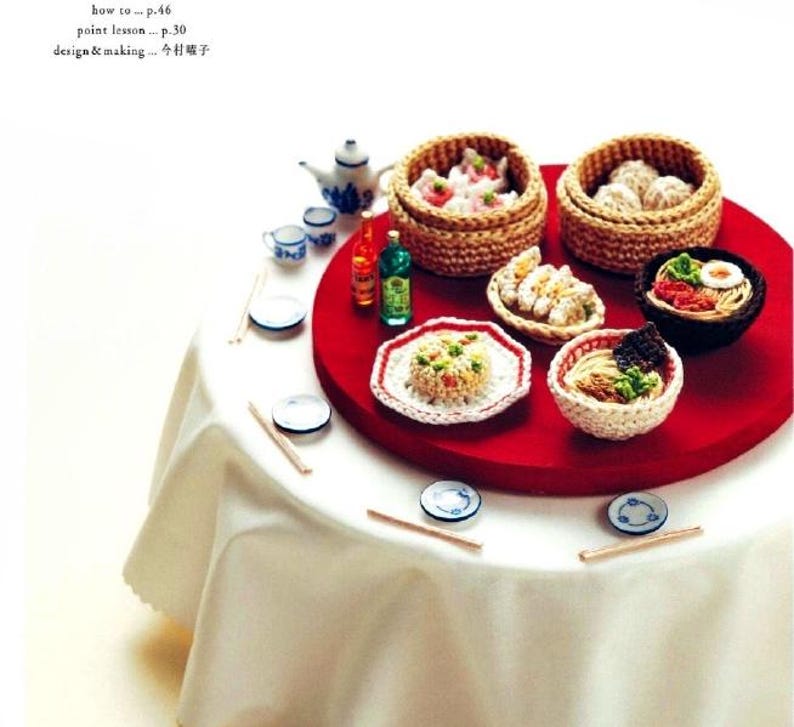 Japanese Miniature Food Crochet Pattern, Japanese Bento Amigurumi PDF ...