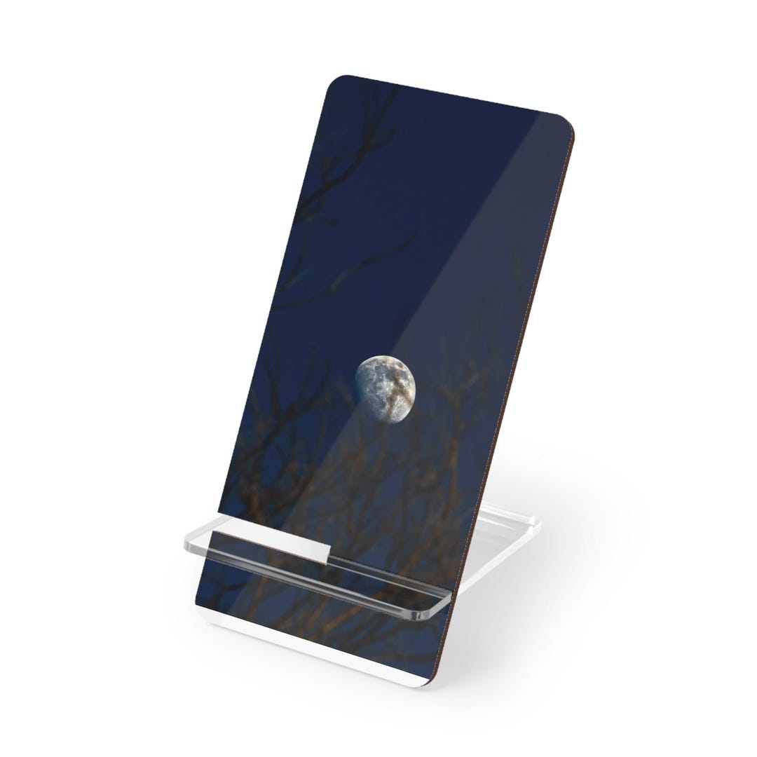 Full Moon Night Phone Stand | Mobile Display Stand - Etsy