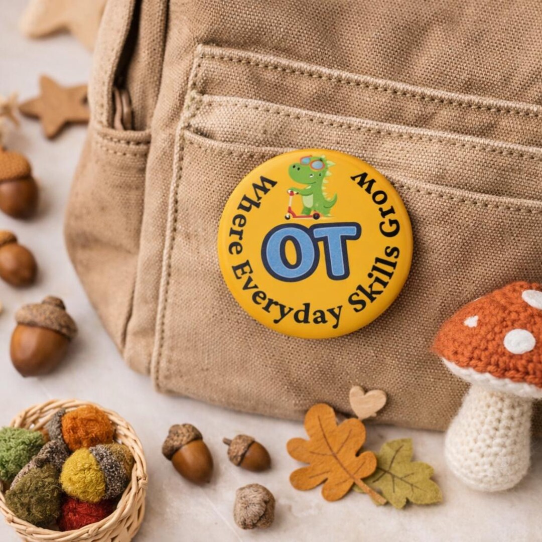 Pediatric OT Pin - Everyday Skills, Therapist Gift - Etsy