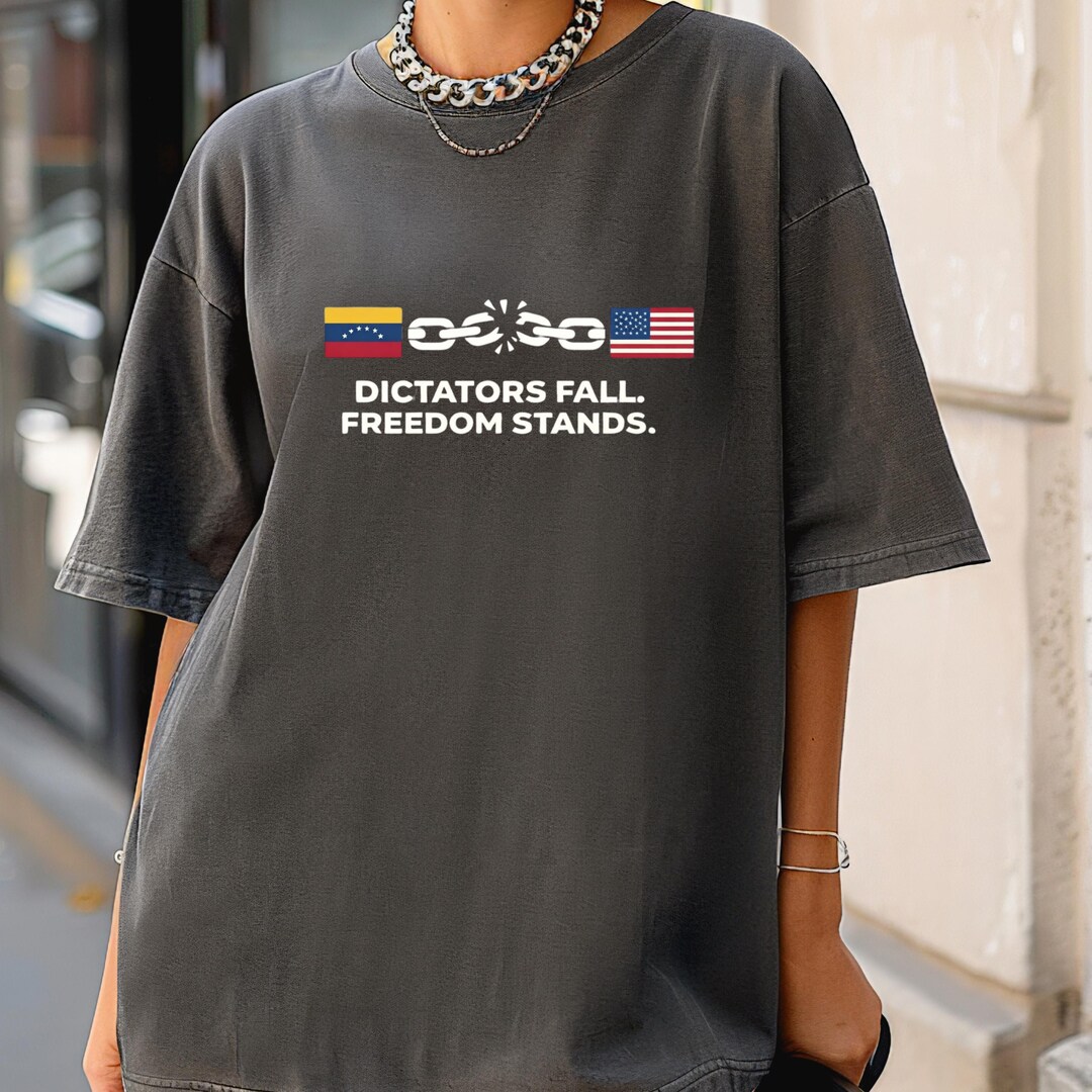 Dictators Fall Freedom Stands Shirt – Political Protest Graphic Freedom ...
