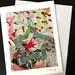 Set of 2 Christmas Cards Handmade Abstract Collage Art Original ...