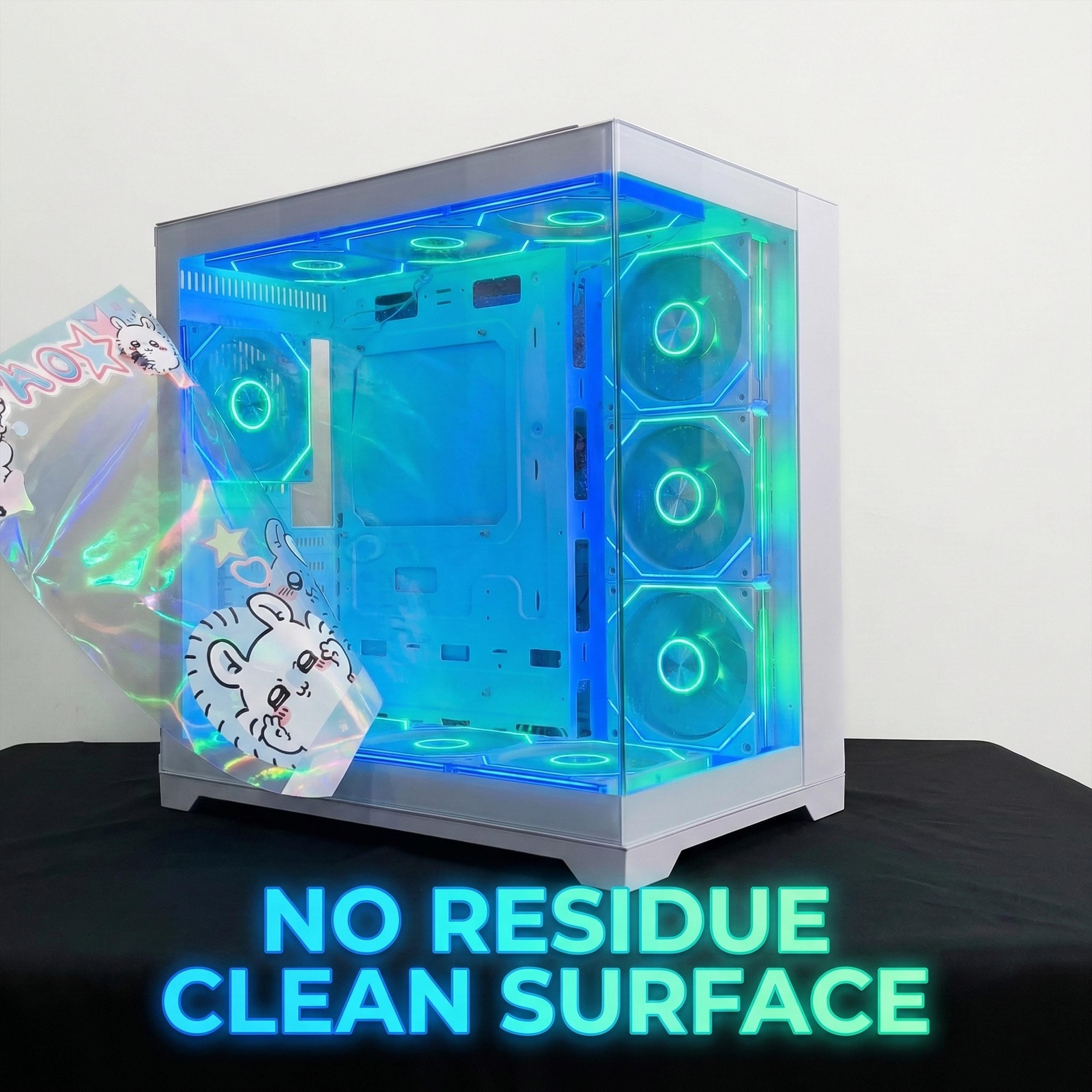 Chiikawa PC Case Skin – Static Cling Glass Skin – Tempered Glass Wrap ...