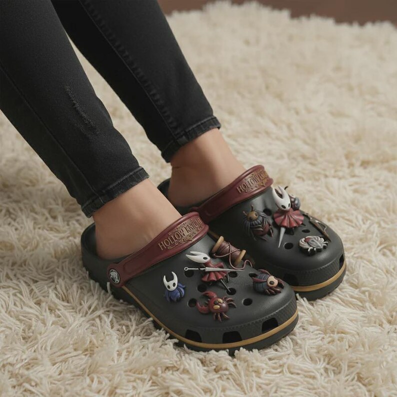 Hollow Knight Clogs Silksong Game Shoes Metroidvania Fan Gift Hornet ...