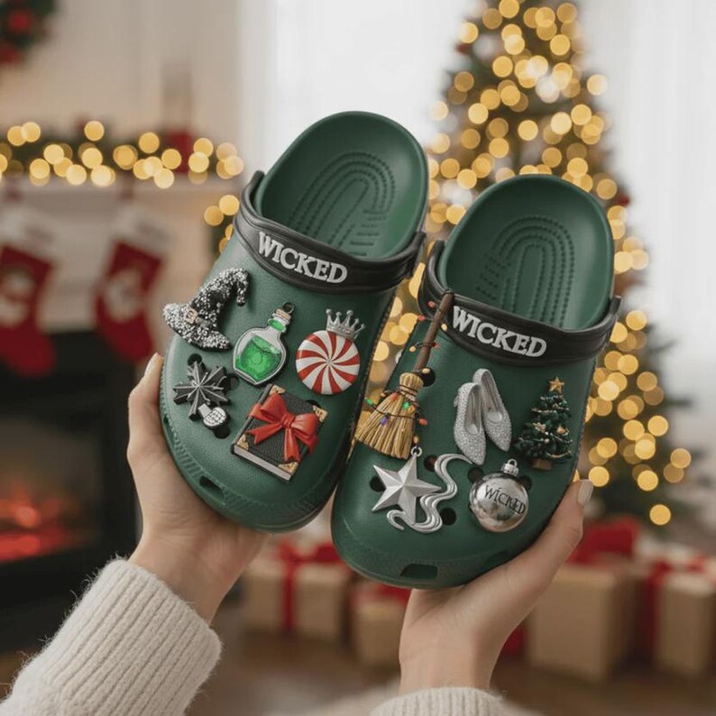 Wicked Christmas Clogs Musical Theatre Shoes Holiday Gift Witch Hat ...