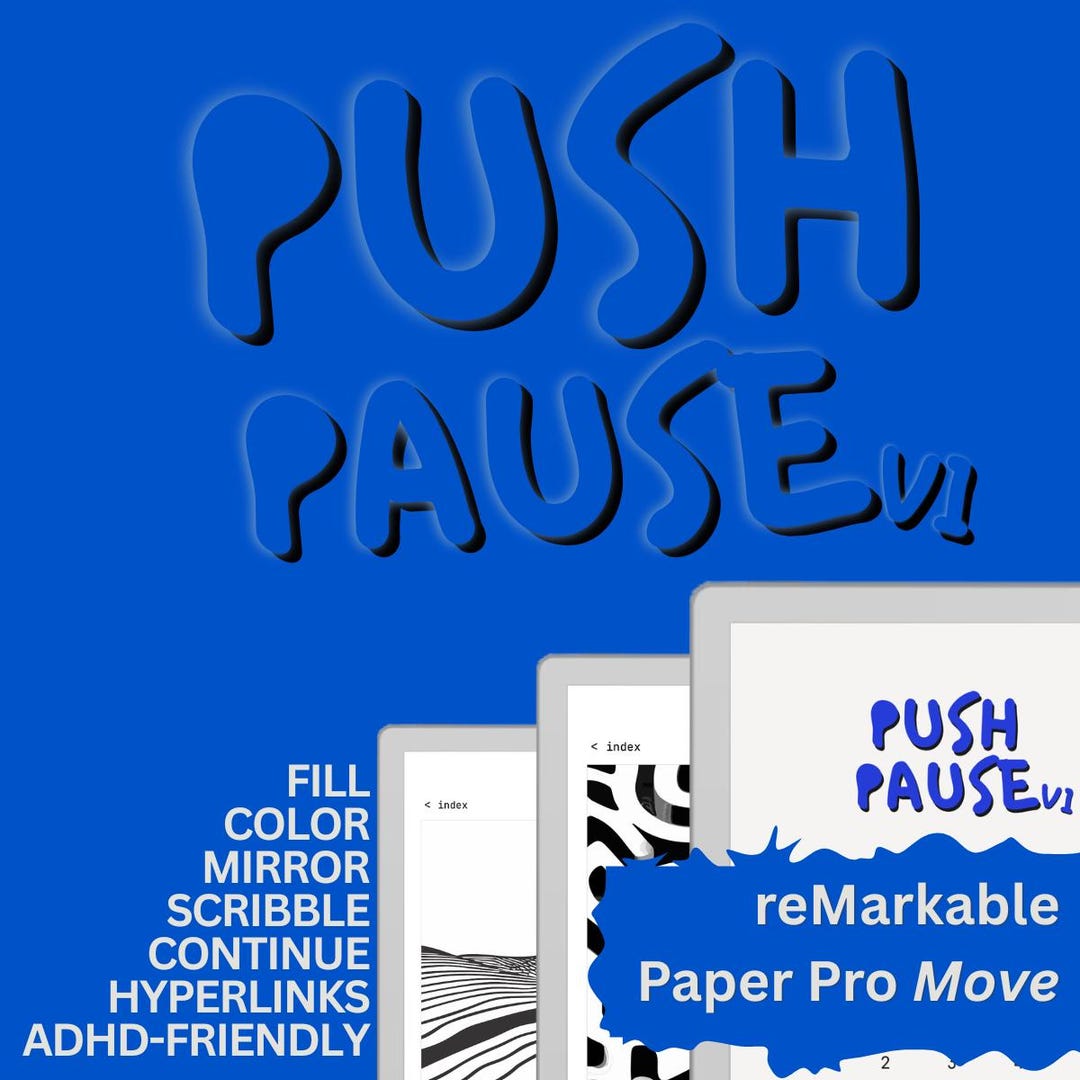 PUSH Pause Volume 1 | Visual Activity Book for Remarkable | ADHD Brain ...