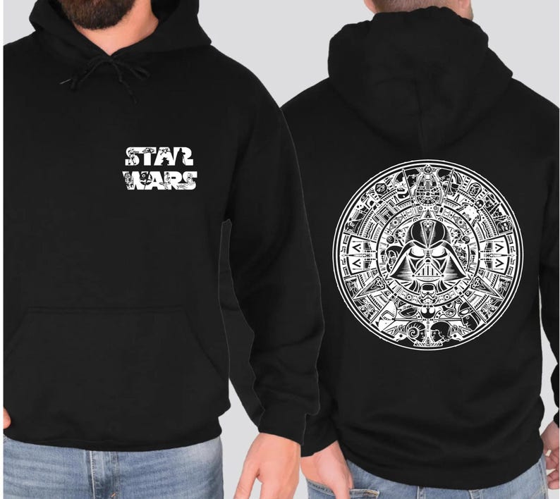 Star Wars 2-sided Black White Galactic Ready to Press DTF Transfers ...