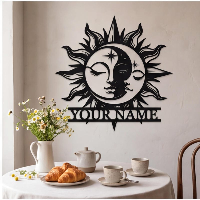 Metal Wall Art Celestial - Etsy