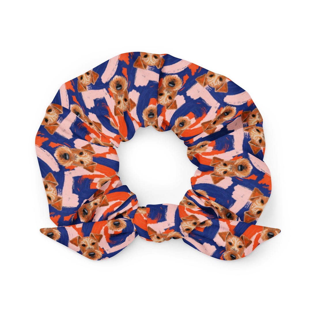 Airedale Parade Bold Colourful Pattern - Scrunchie - Etsy
