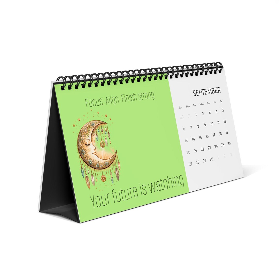 Align Desktop Calendar | 2026 Grid, Motivational Desk Calendar - Etsy