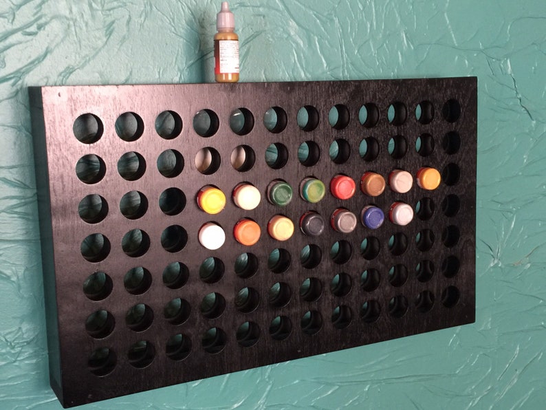 84 Bottle Tattoo Ink Rack - Wall Rack Holds 84 X 1oz - Etsy