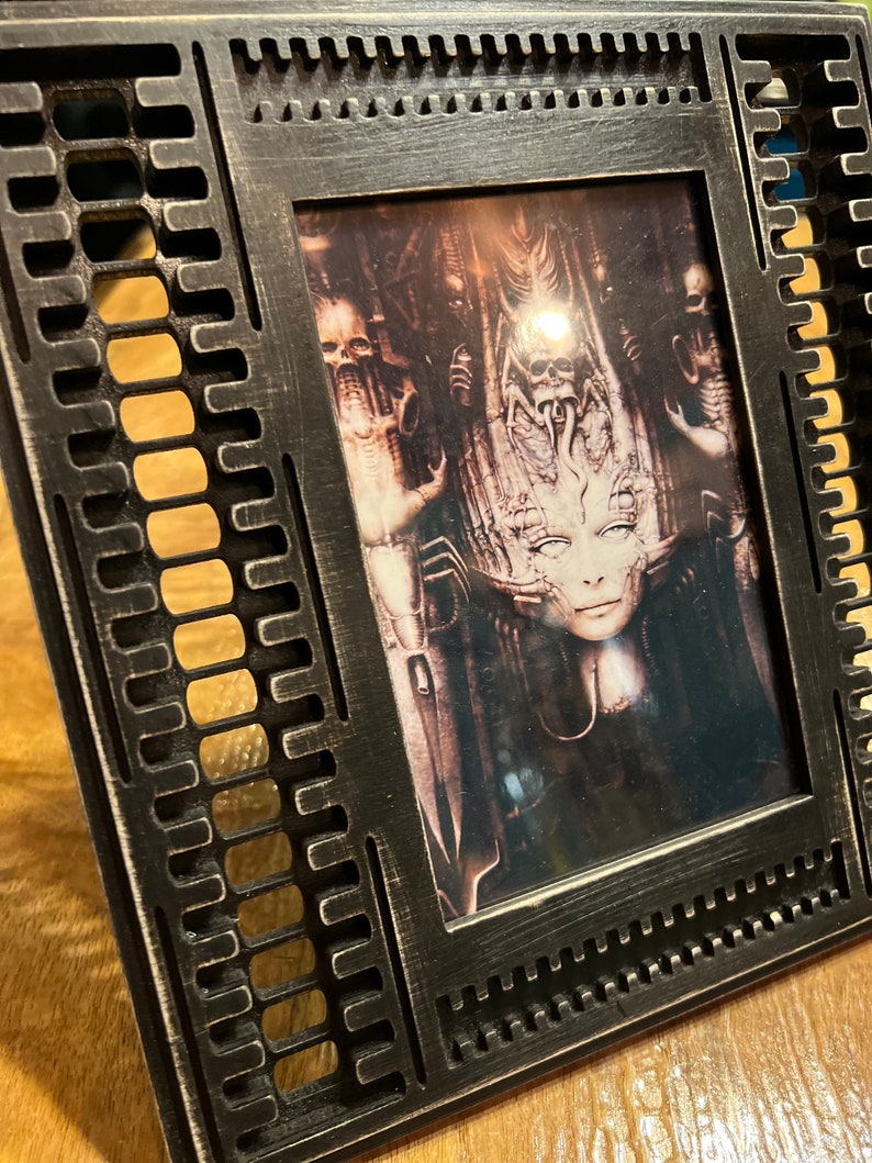 HR Giger Biomechanics Inspired 4x6 Picture Frame PRE ORDER - Etsy