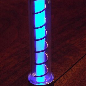 Brass Base Steampunk Tesla Tube 9V Light Up - Etsy