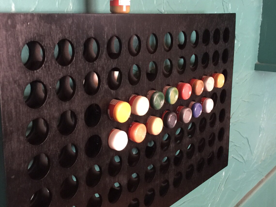 84 Bottle Tattoo Ink Rack Wall Rack Holds 84 X 1oz - Etsy