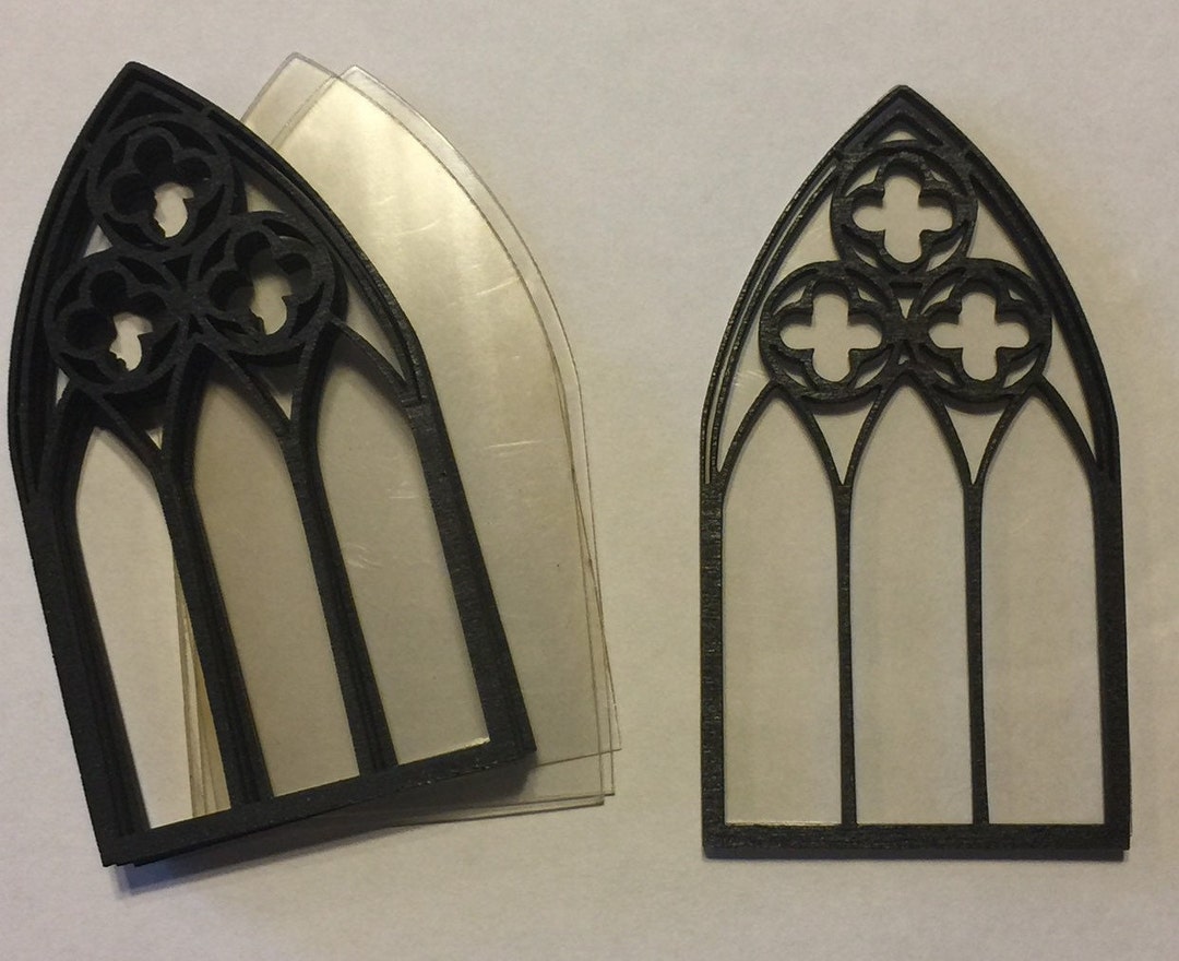 Gothic Window Frames Gaming Miniature TERRAIN 6 Frames No Glass - Etsy