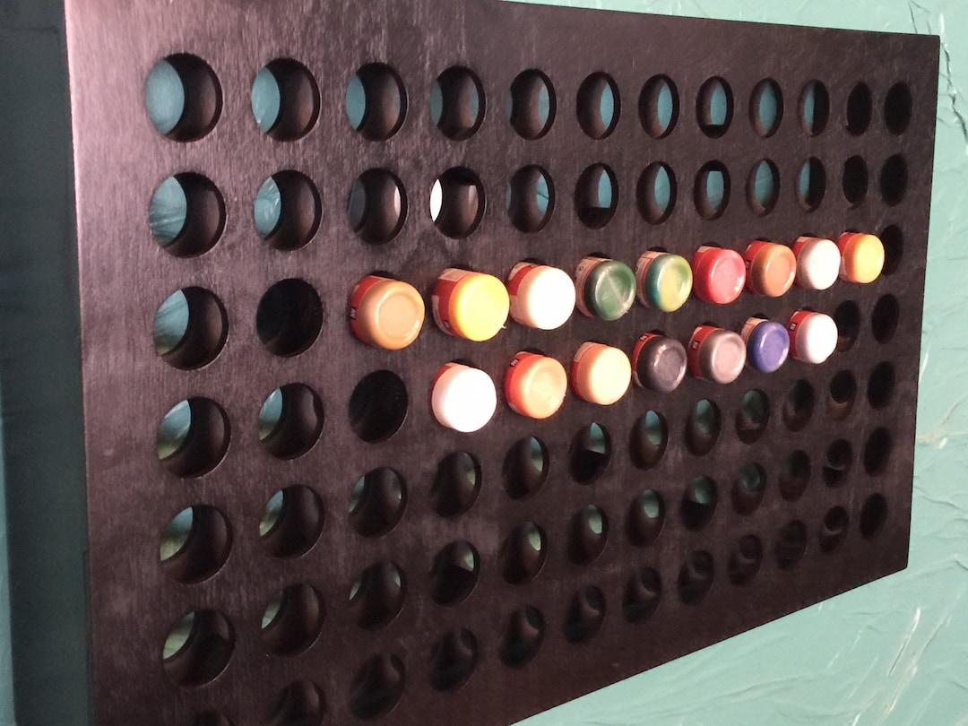 84 Bottle Tattoo Ink Rack - Wall Rack Holds 84 X 1oz - Etsy