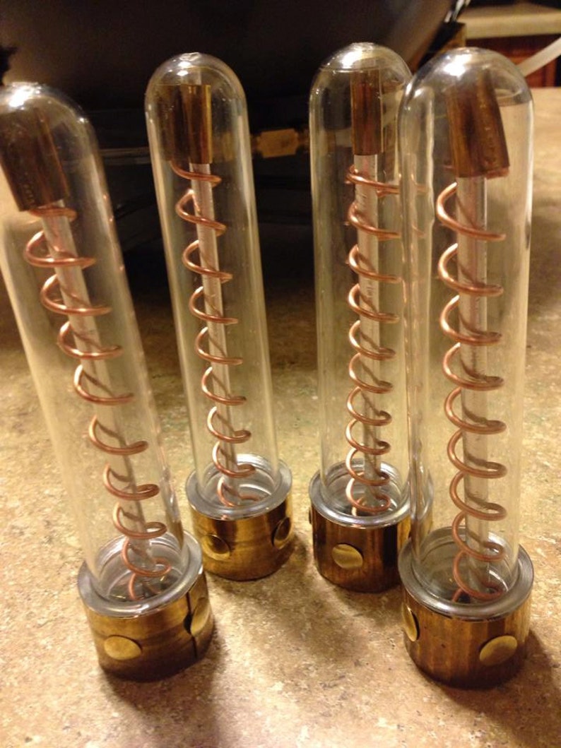 12 Pcs Steampunk Tubes Radio Tube Tesla Tube 12 Pc Set - Etsy