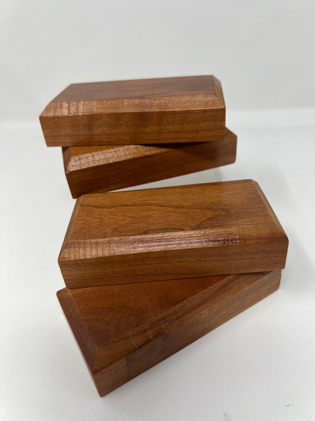 2x4 Chamfered Edge Wood Paint Panel Display Base -reclaimed Cherry ...