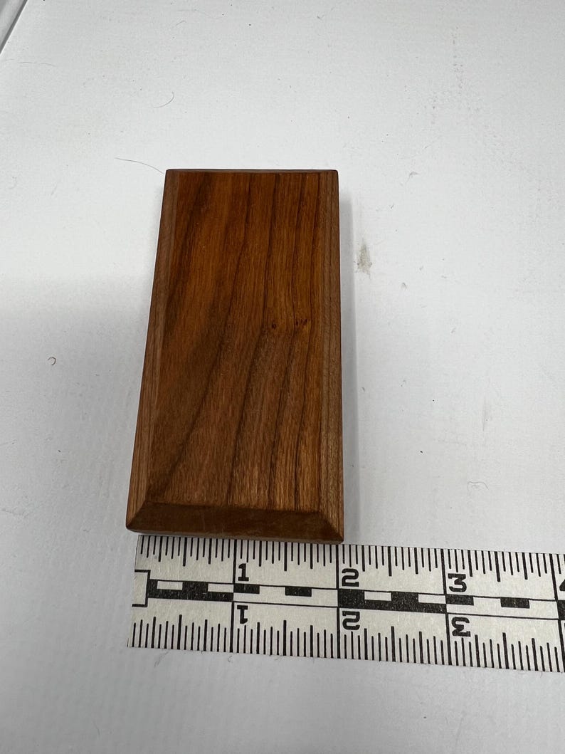 2x4 Chamfered Edge Wood Paint Panel Display Base -reclaimed Cherry ...