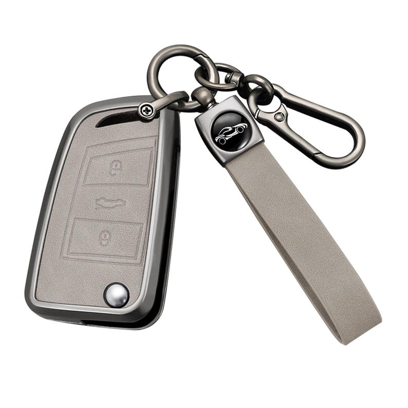 Customizable Genuine Leather Key Pouches, Suitable for Volkswagen Golf ...