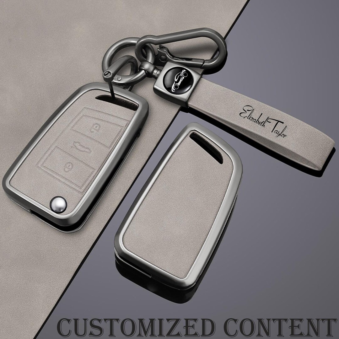 Customizable Genuine Leather Key Pouches, Suitable for Volkswagen Golf ...