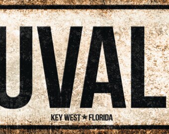 Duval Street Sign | Etsy