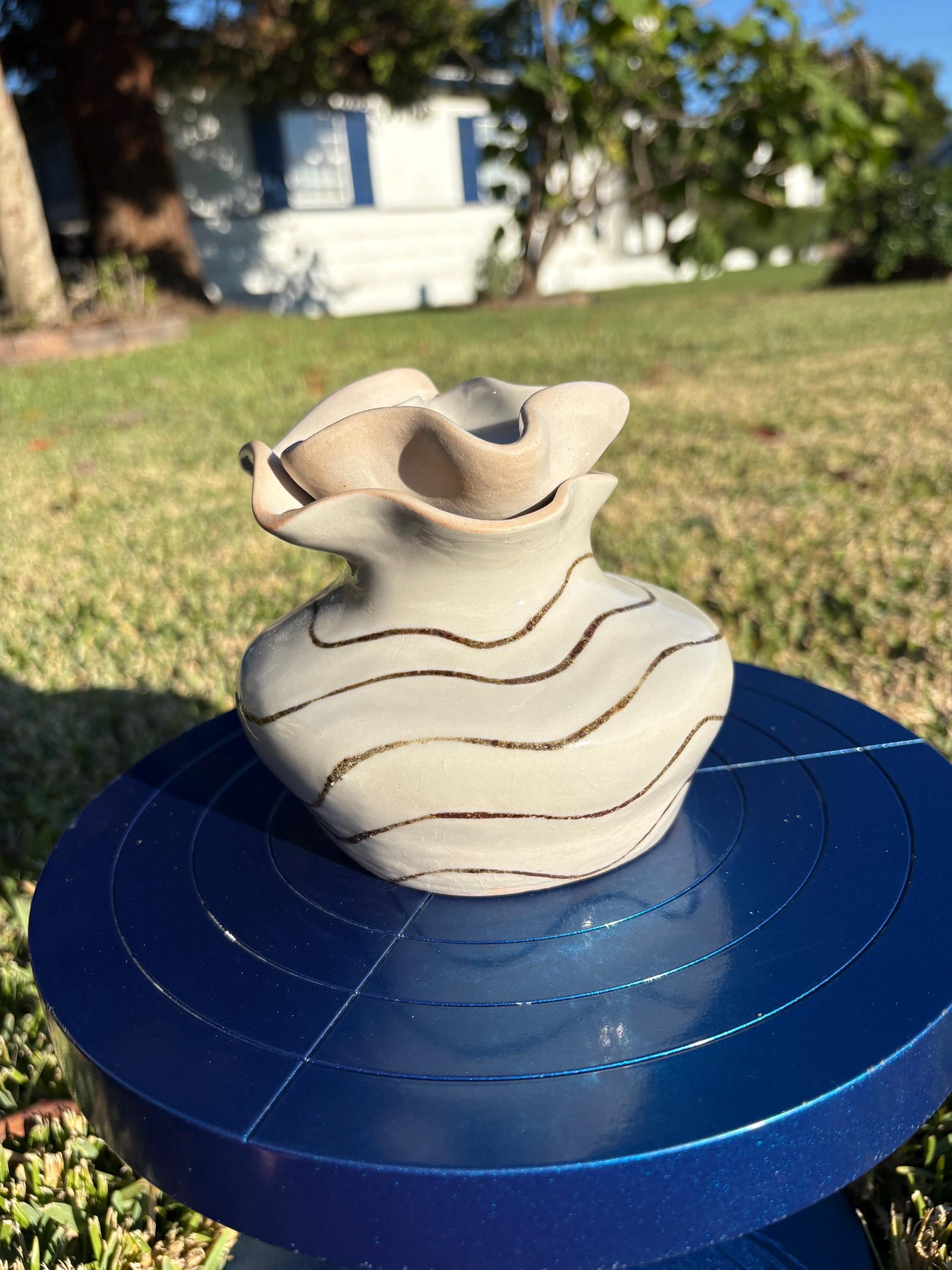 Organic Bloom Container - Handmade Studio Pottery - Lidded Ceramic Home ...