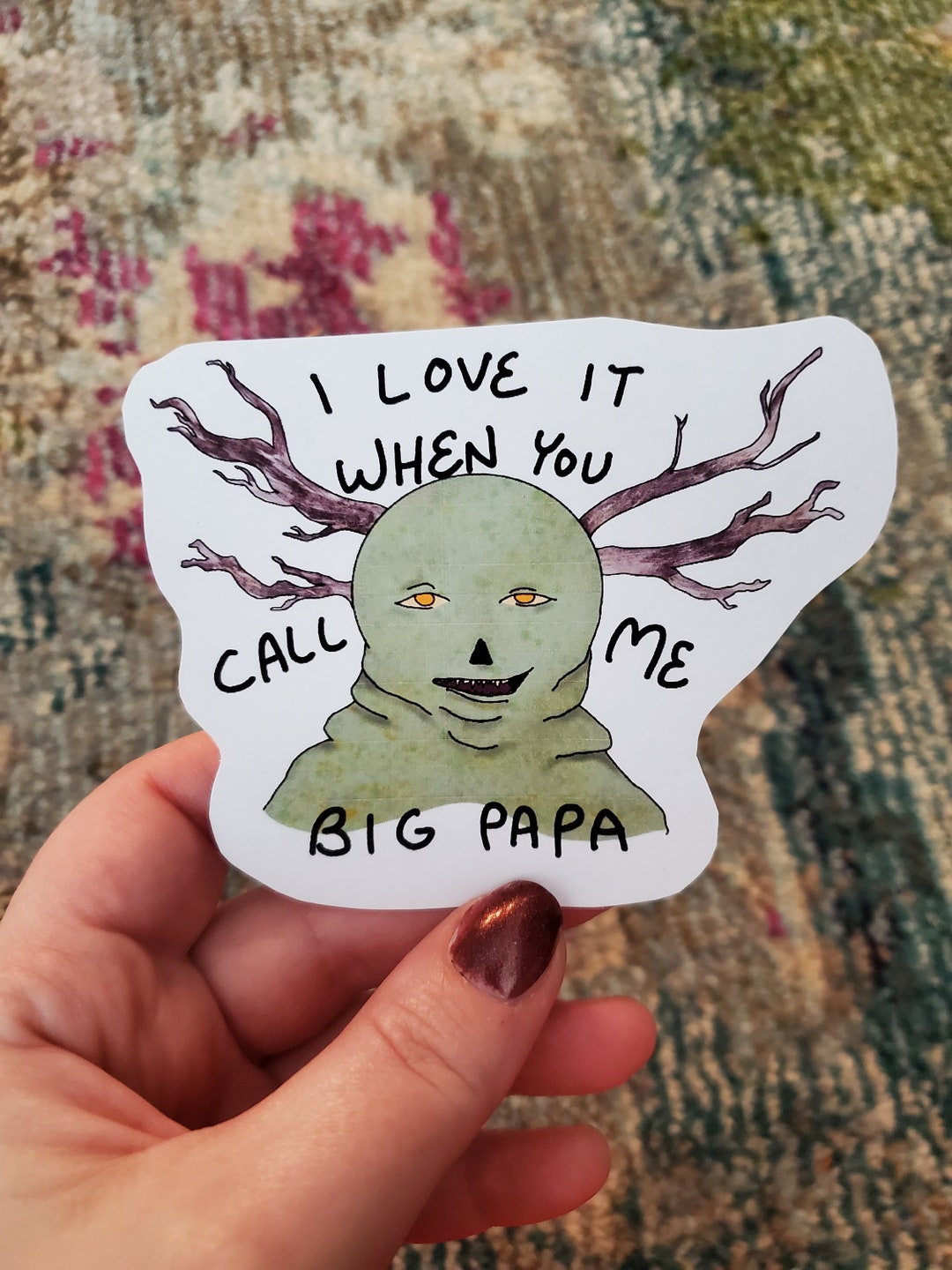 I Love It When You Call Me Big Papa Sticker - Nurgle Warhammer 40k ...