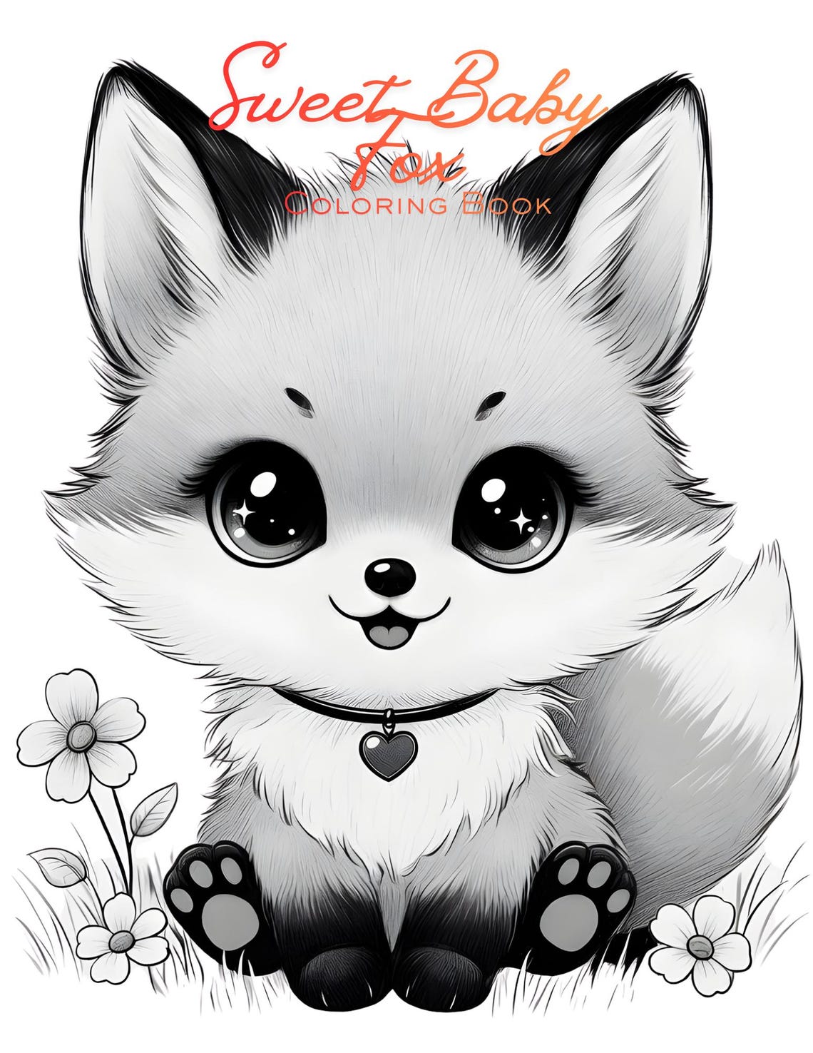 Cute and Adorable Fox Coloring Pages for Kids and Toddlers - Etsy