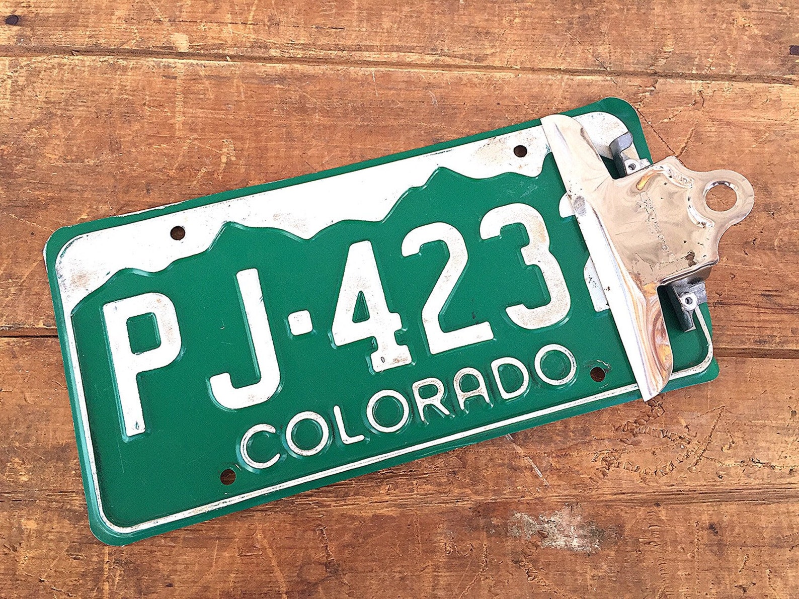 Colorado Vintage LICENSE PLATE Clipboard Metal Car License - Etsy