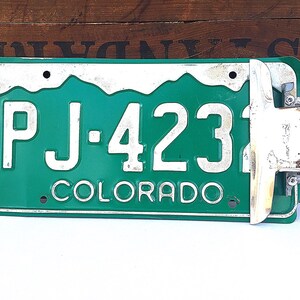 Colorado Vintage LICENSE PLATE Clipboard Metal Car License - Etsy