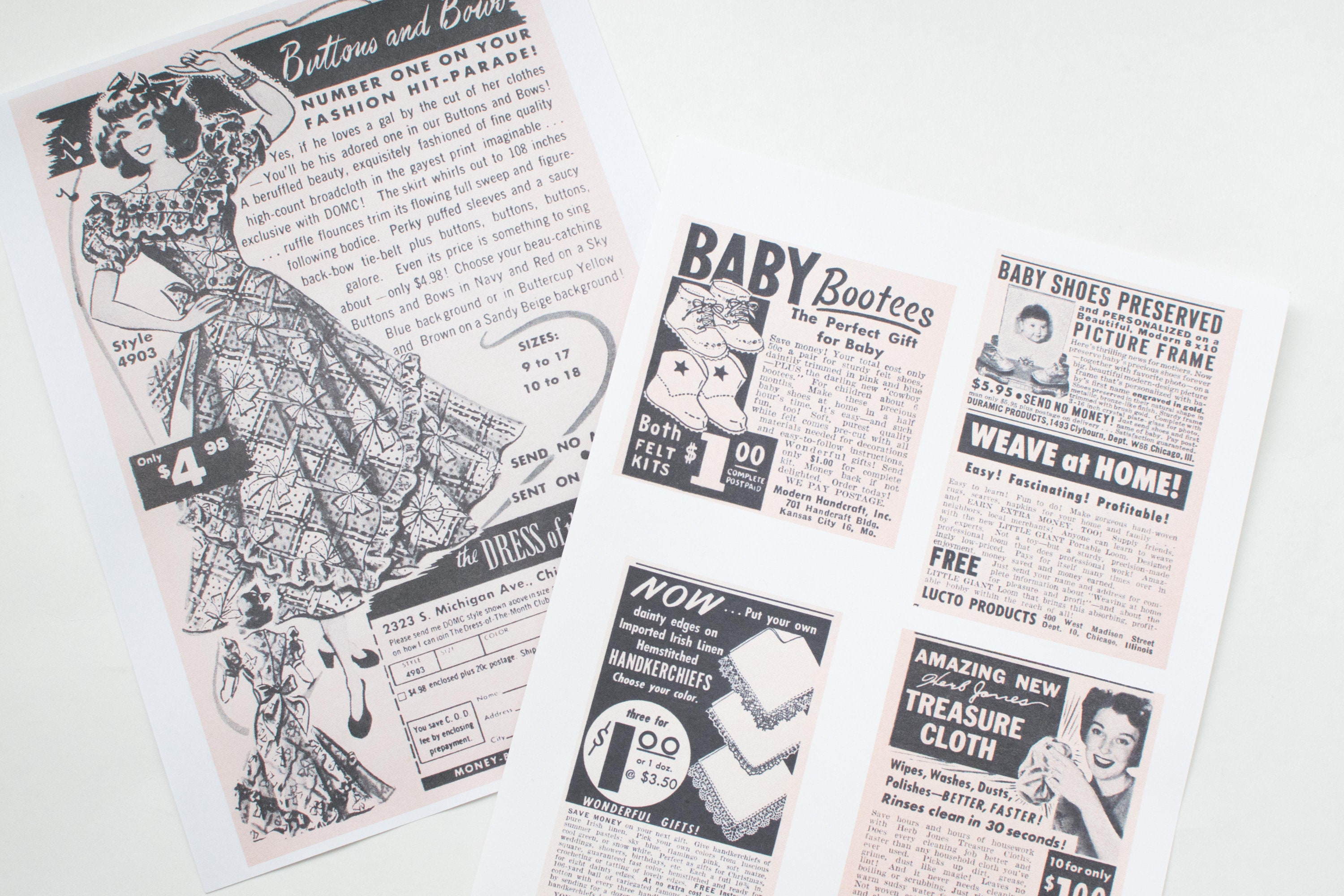 Printable Pretty Mama Set Vintage Advertisements Digital Etsy