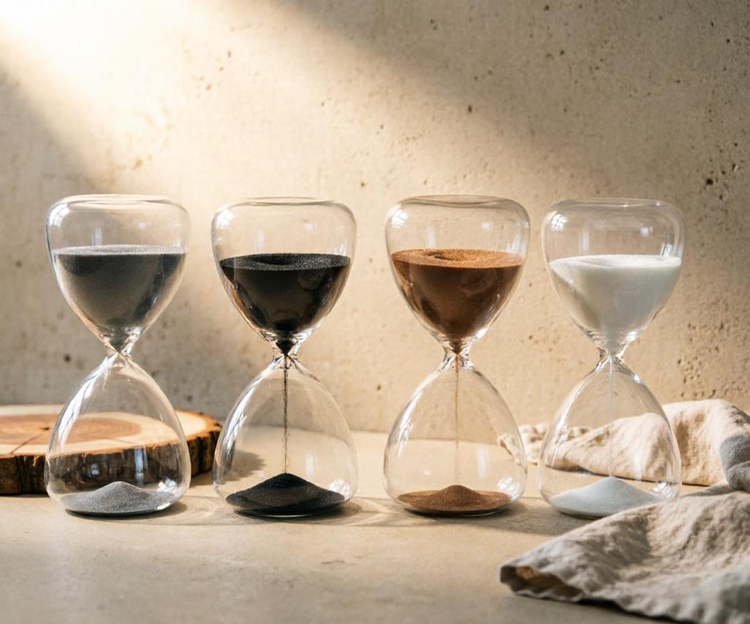 15-minute Colored Glass Hourglass Timer – Nordic Style Home Decor ...