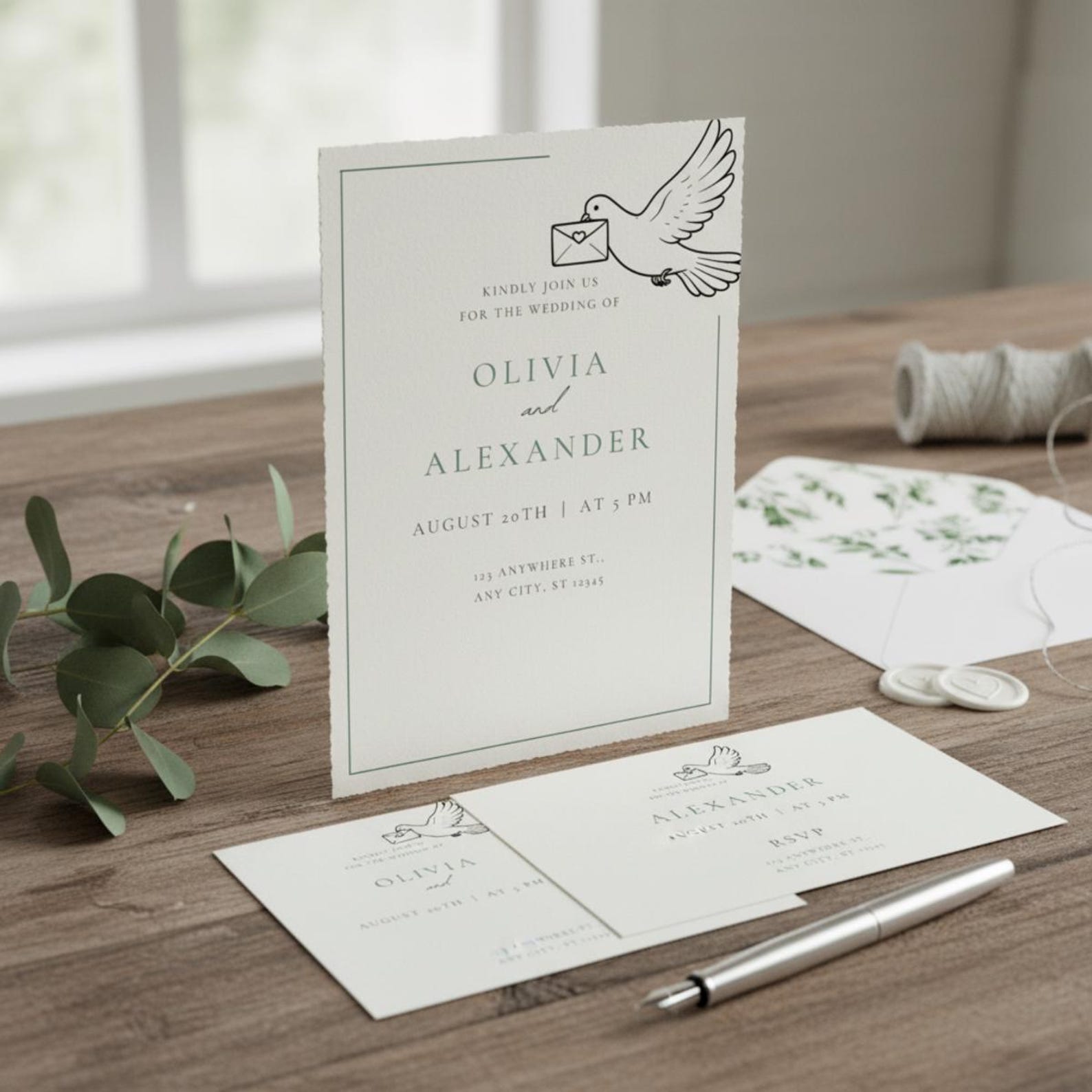 Minimalistic White Dove Set, 20 Simple Line Art Bundle, Love & Peace ...