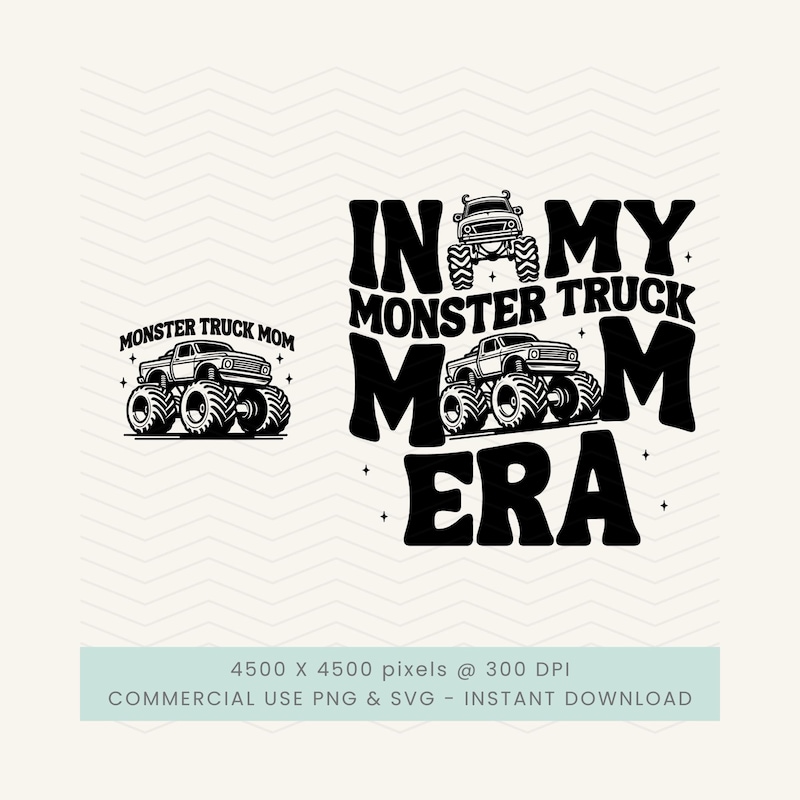 Monster Truck Auntie Svg - Etsy
