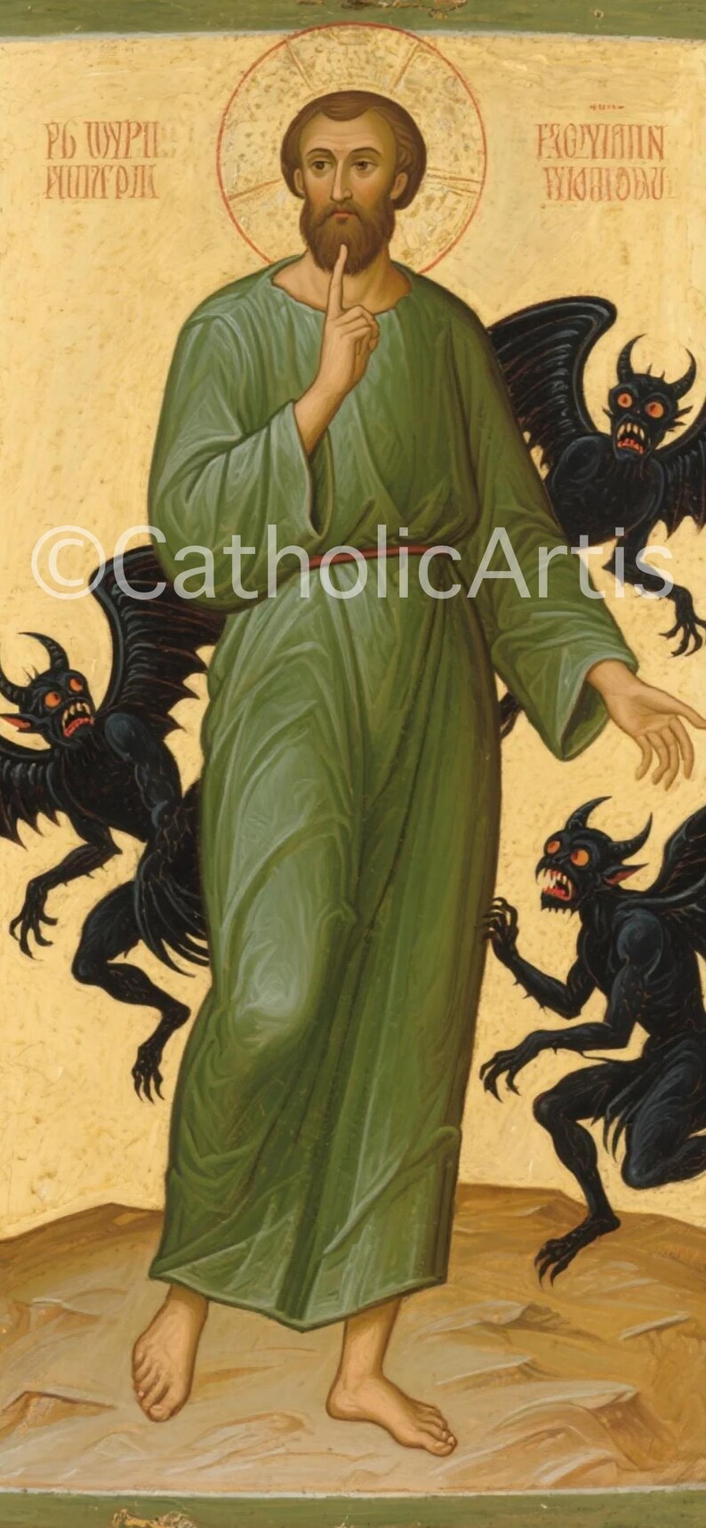 Saint Joseph the Terror of Demons Icon | High Resolution | Digital ...
