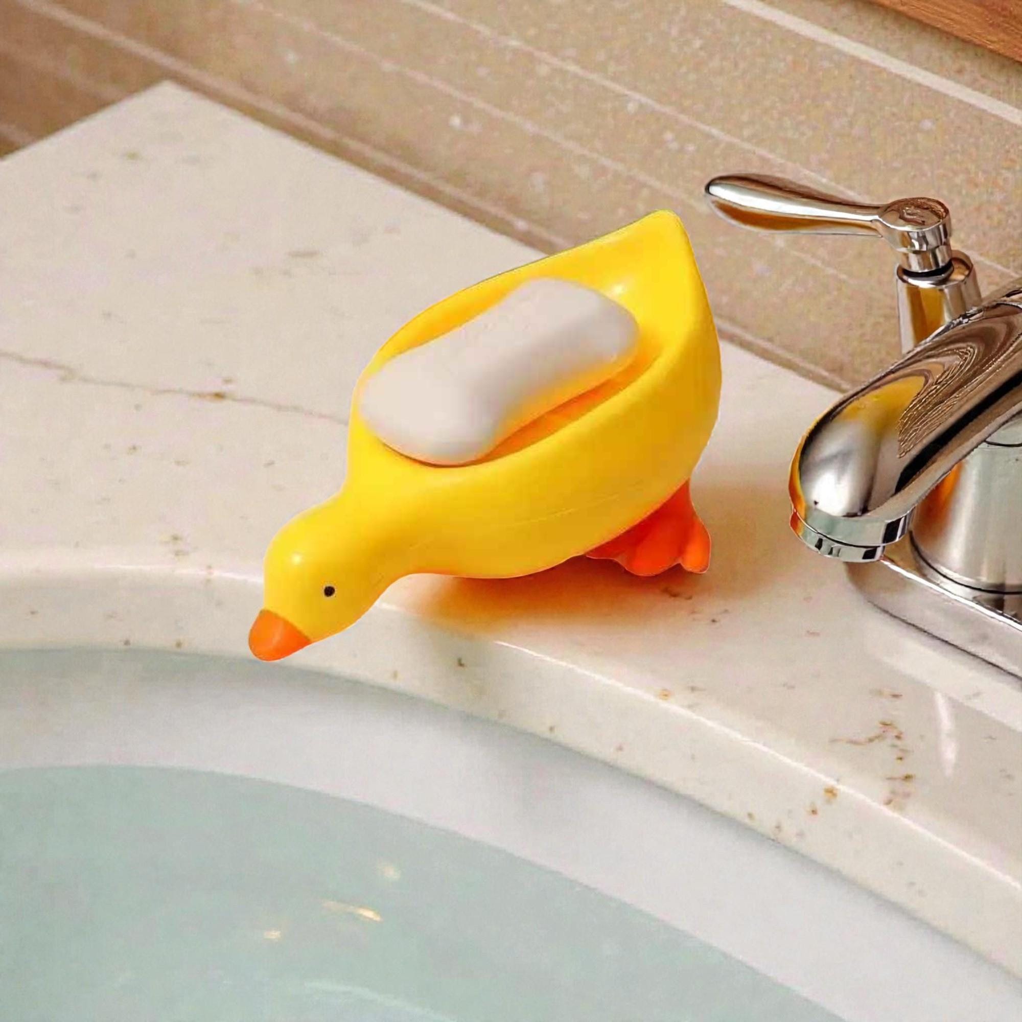 Duck Soap Dish | Self-draining Yellow Plastic Soap Tray - Etsy