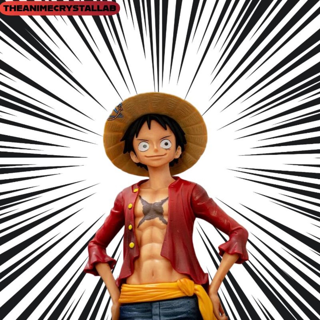 Hand-painted Luffy Statue: One Piece Collectible, 3 Faces, 28cm - Etsy
