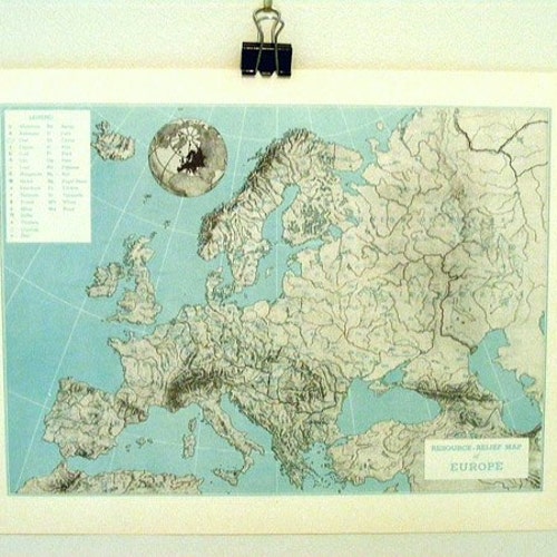 Historical Map of Northern Europe Around 1580 - Etsy