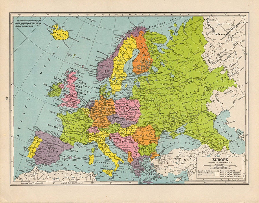 Blank Map Of Europe 1940