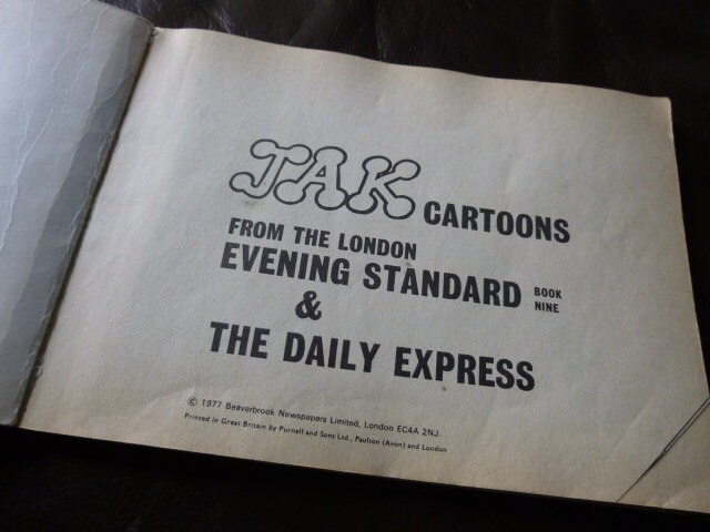 Vintage Jubilee Jak Cartoon Compilation Book - Etsy