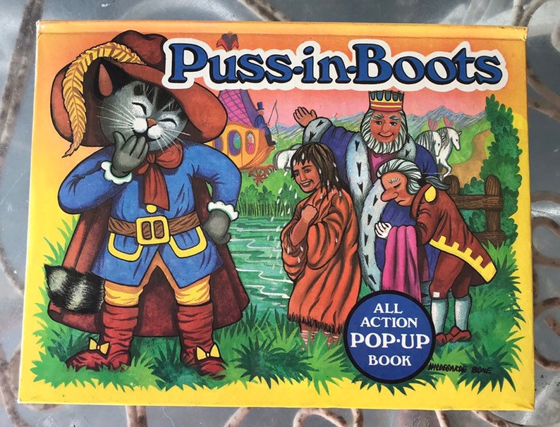 Puss in Boots Vintage Hardback Book - Etsy