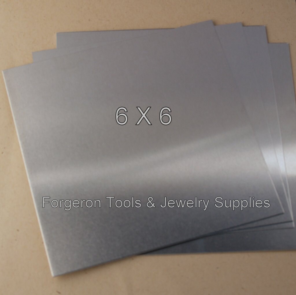 ALUMINUM SHEET 16 Gauge 6 X 6 Inch 1 Sheet Bright Aluminum | Etsy
