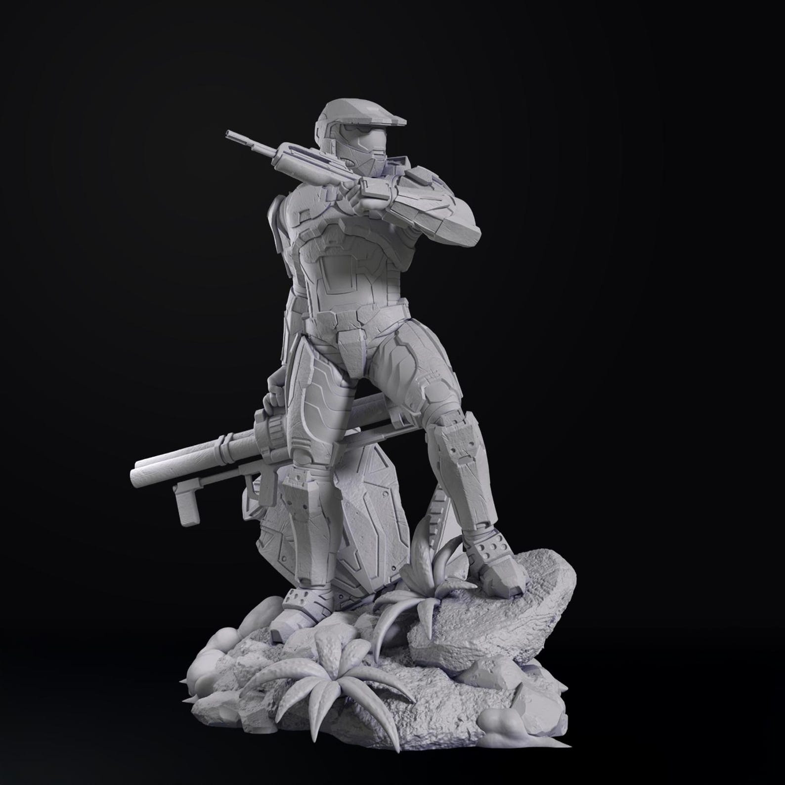 Master Chief STL 3D Print Model - Etsy