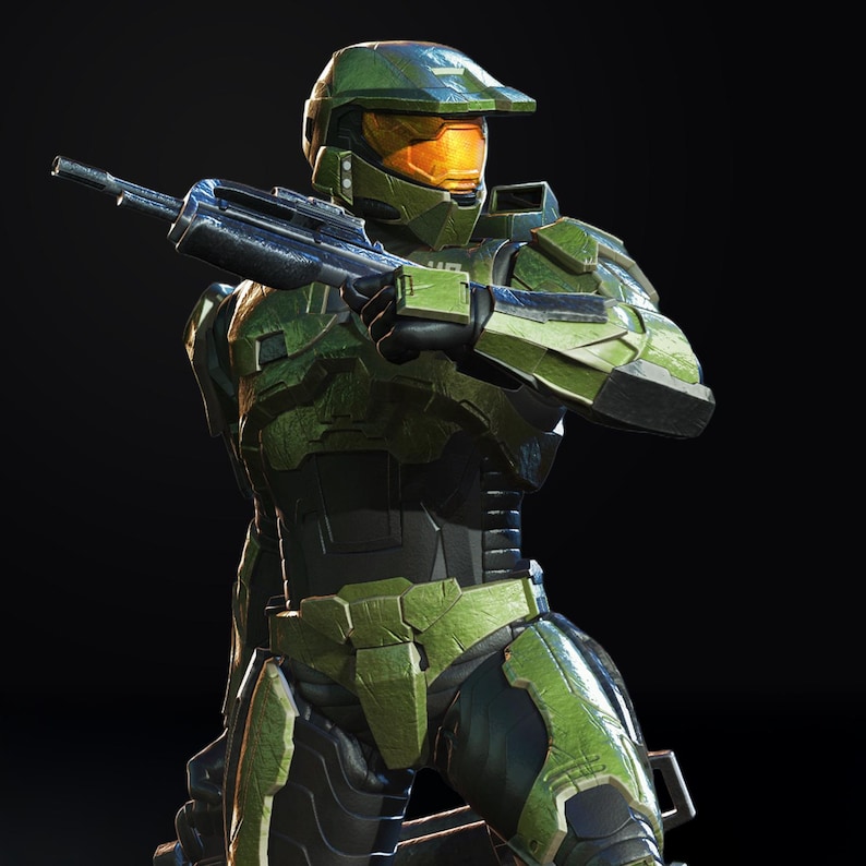 Master Chief STL 3D Print Model - Etsy