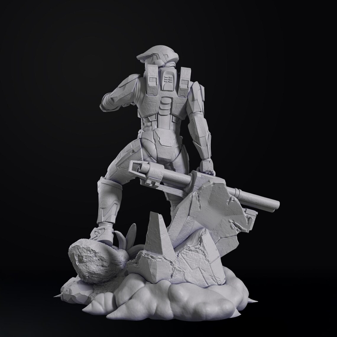 Master Chief STL 3D Print Model - Etsy