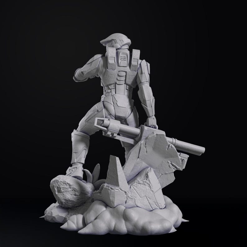 Master Chief STL 3D Print Model - Etsy